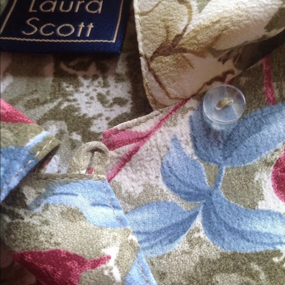 Laura Scott | Tops | Laura Scott Plus Size 2w Women Tunic Shirt Floral ...